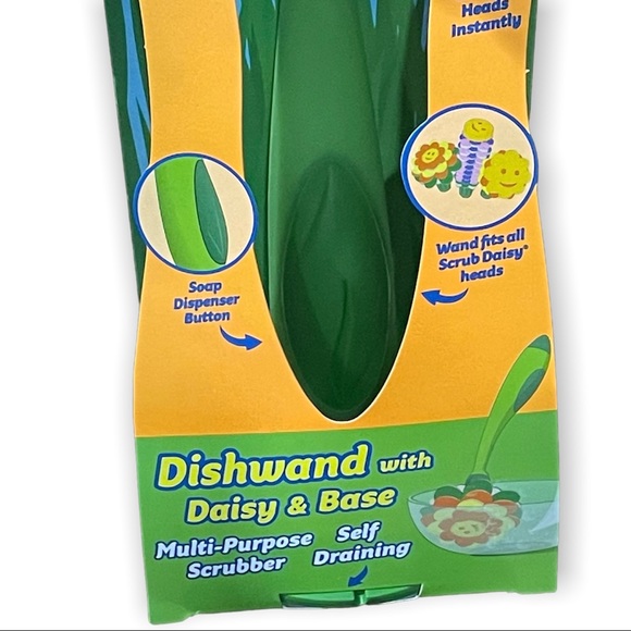 Scrub Daddy | Kitchen | Scrub Daisy Daddy Dishwand System With Base New ...